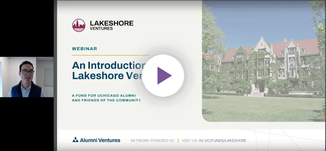 An Introduction to Lakeshore Ventures - Alumni Ventures