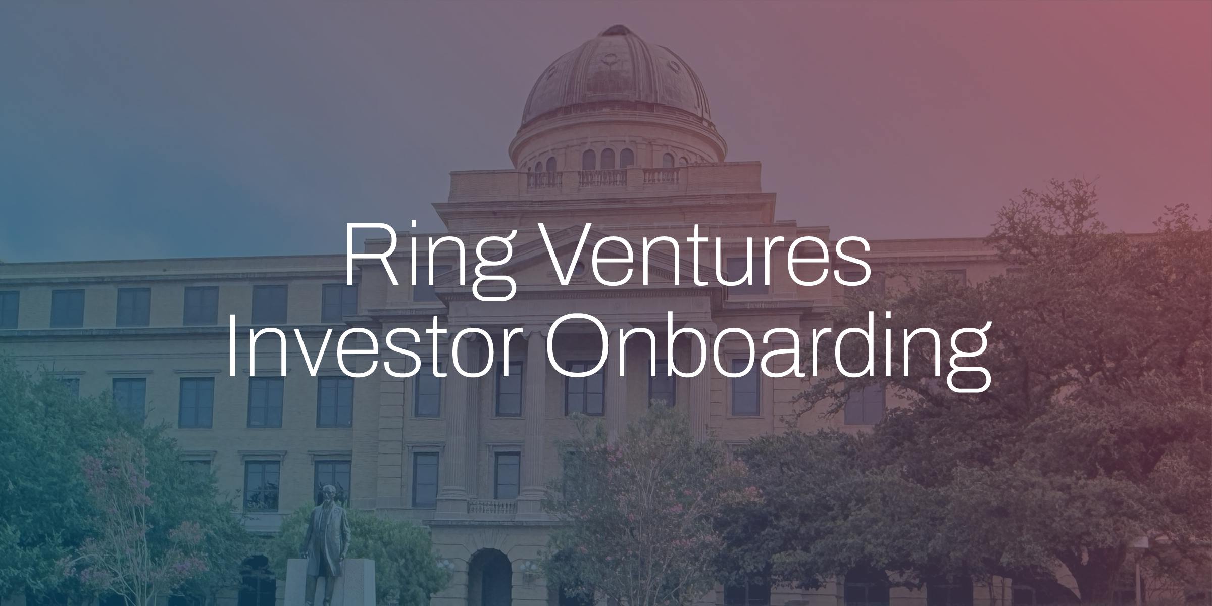 Ring Ventures Investor Onboarding Webinar - Alumni Ventures