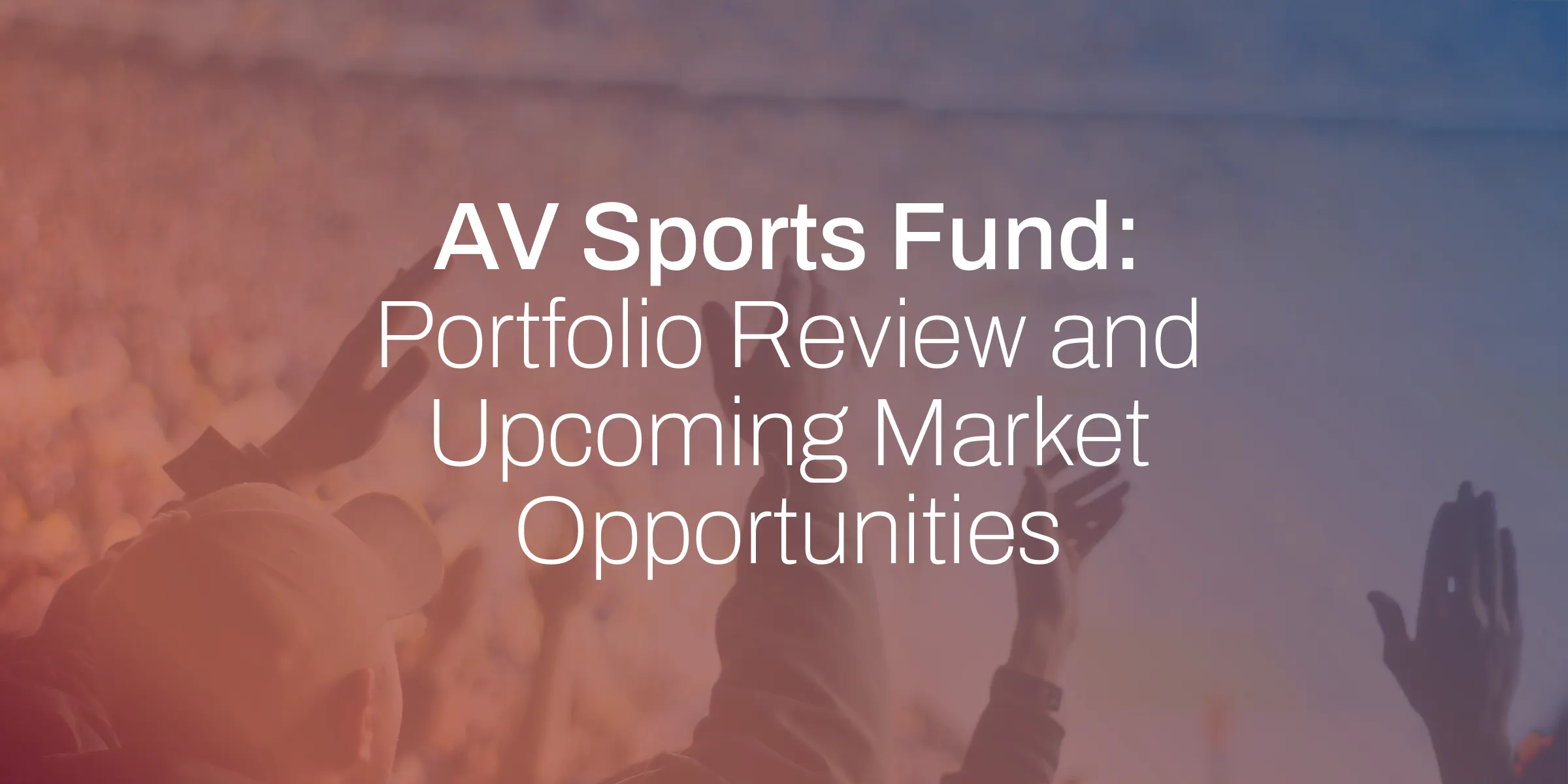 AV Sports Fund: Portfolio Review and Upcoming Market Opportunities ...